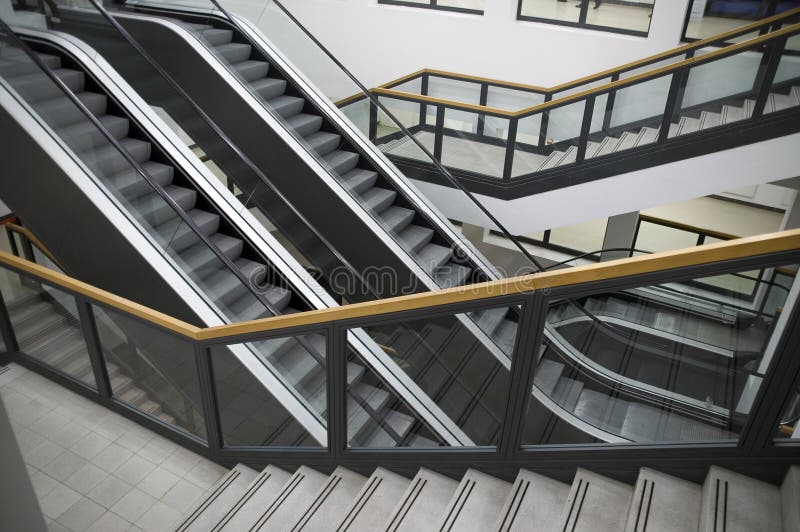 Escalators and stairs stock photo. Image of tall, stairs - 1888504