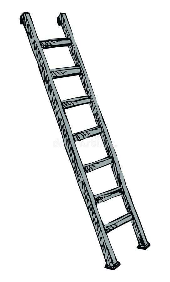 Escalera, Ejemplo Del Vector Ilustración del Vector - Ilustración de ...
