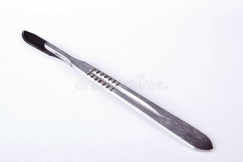 Escalpelo E Sutura Cirúrgicos Imagem de Stock - Imagem de isolado ...