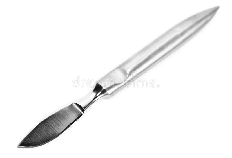 Escalpelo Quirúrgico En Un Grande Aislado Imagen de archivo - Imagen de ...