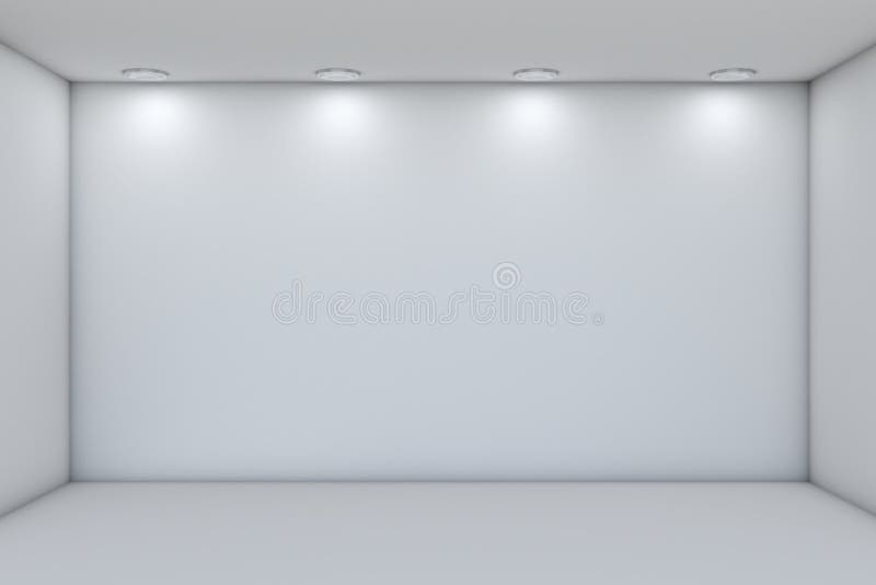 Escaparate Vacío Con Las Luces Foto de archivo - Imagen de venta ...