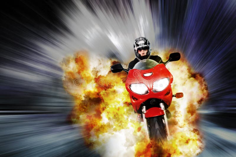 Escape explosivo ilustração stock. Ilustração de perigo - 12978792