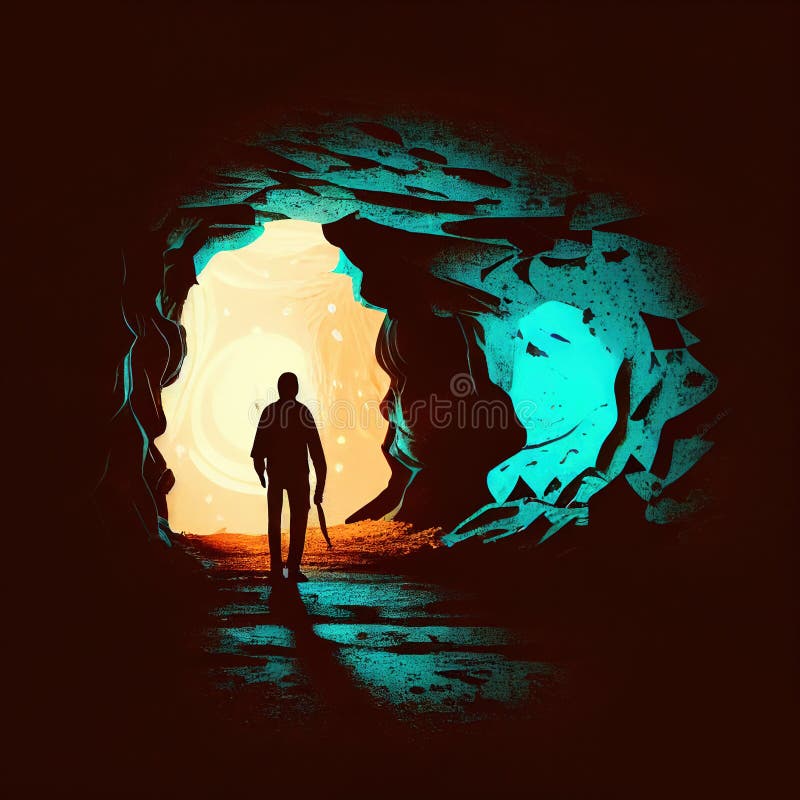 Escape or Finding a Way or Destiny or Solving Life Stock Photo - Image ...