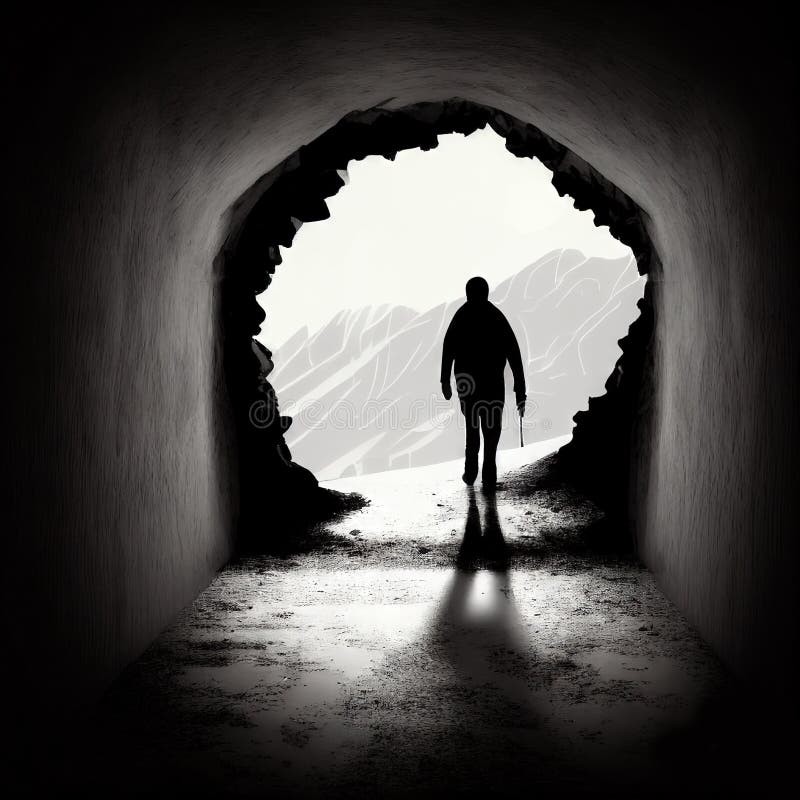 Escape or Finding a Way or Destiny or Solving Life Stock Photo - Image ...