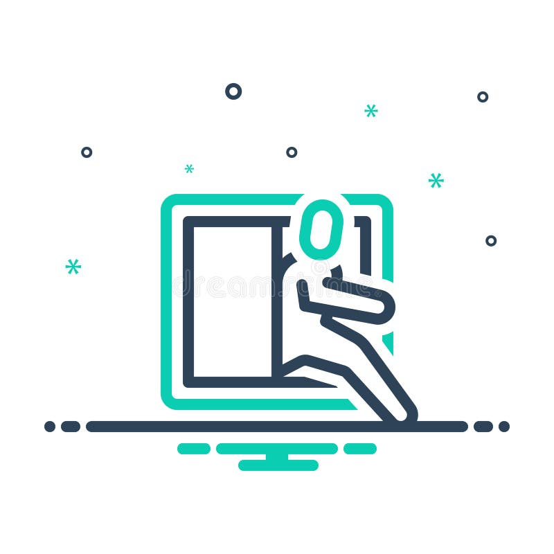 Mix Icon for Escape, Thief and Window Stock Vector - Illustration of ...