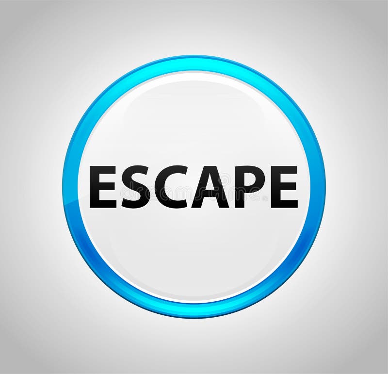 Escape Button On A White Background Stock Illustration - Illustration ...