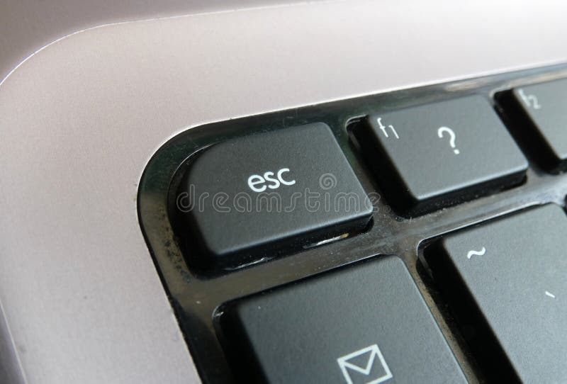 Escape Key on Keyboard stock image. Image of hacker - 100746973