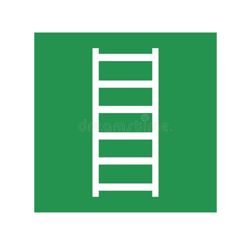 Escape Ladder Symbol stock vector. Illustration of design - 287621990