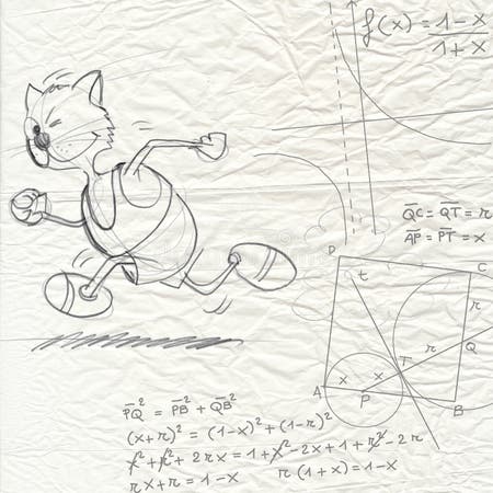 Cat Mathematics Stock Illustrations – 570 Cat Mathematics Stock ...