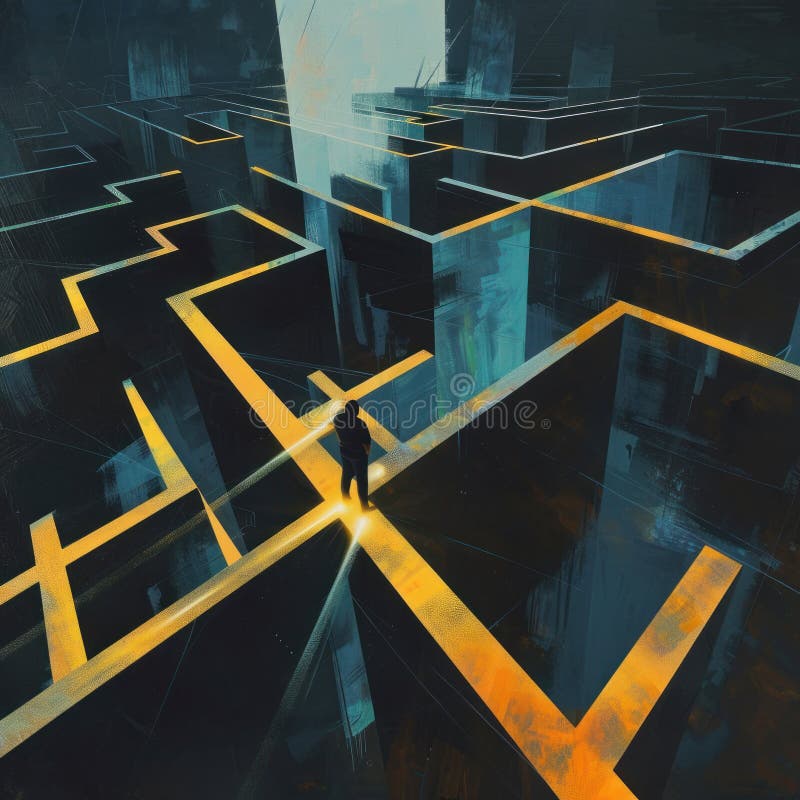 Escape from the Mechanized Maze a Figure Finding a Path To Freedom ...