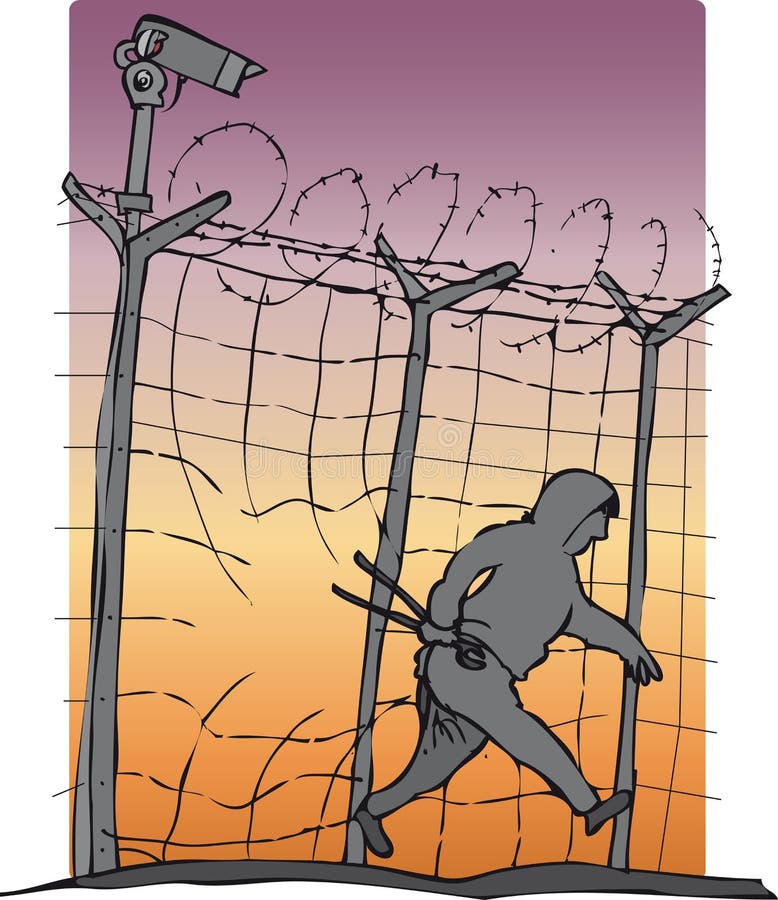 Escape stock vector. Illustration of break, escaping - 55853766