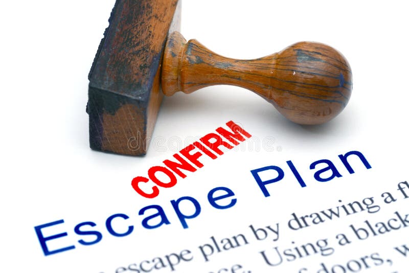 Escape plan stock photo. Image of alert, emergency, department - 49178512