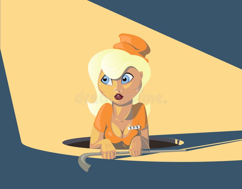 Escape Prison Tunnel Stock Illustrations – 61 Escape Prison Tunnel ...