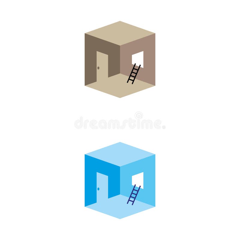 Escape room 2 stock vector. Illustration of game, door - 375420983