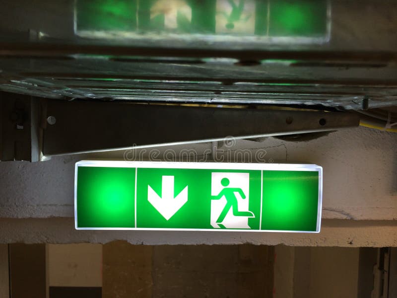 Escape route stock image. Image of fire, safety, route - 51254719