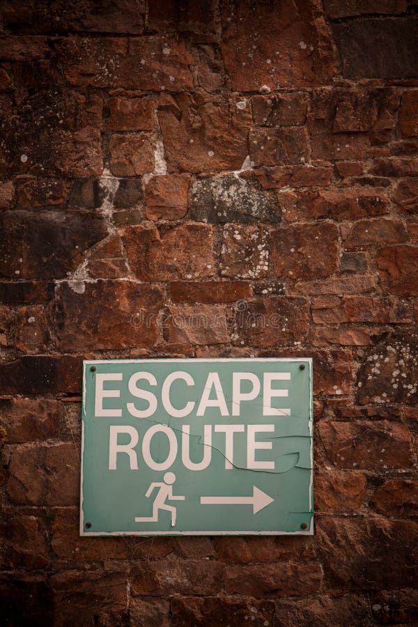 Escape route indicator stock photo. Image of right, risk - 74158452
