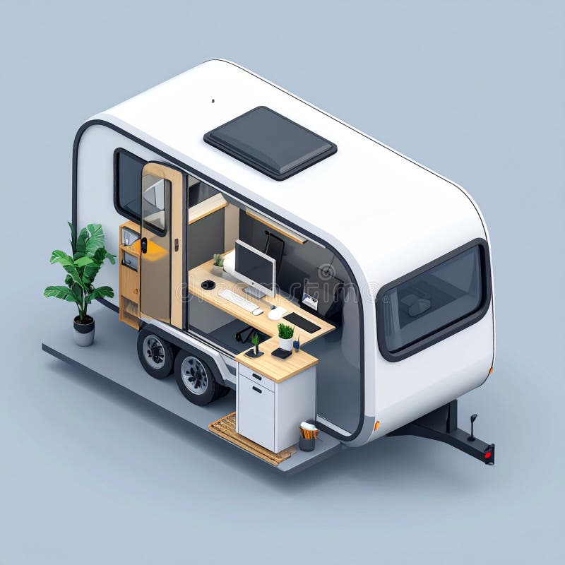 Innovative Mobile Workspace Stock Illustrations – 611 Innovative Mobile ...