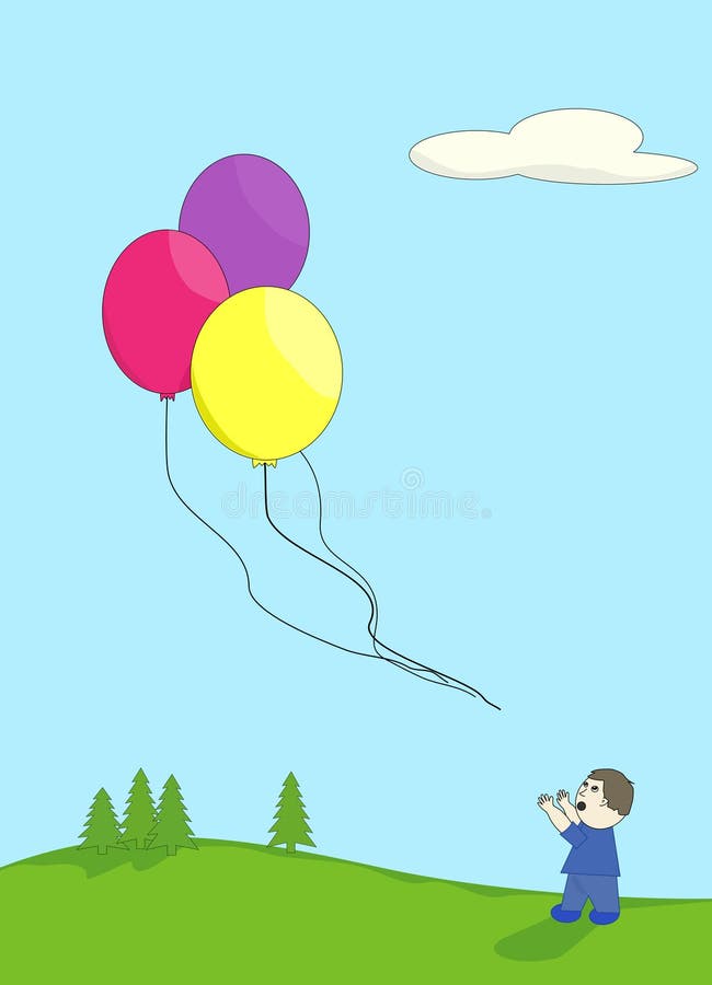 Away Balloons Stock Illustrations – 335 Away Balloons Stock ...