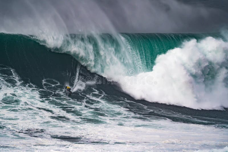 Escaping from the Wipe Out. Stock Photo - Image of dangerous, fall ...