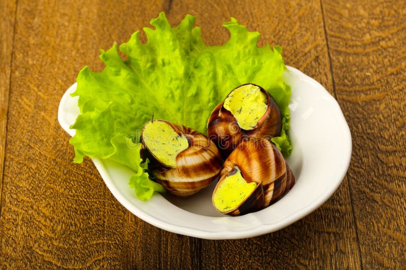 Escargot stock image. Image of gastronomy, mollusks - 112199933