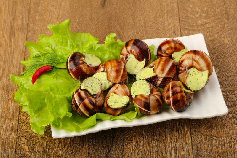 Escargot stock photo. Image of prepared, cuisine, helix - 111794016