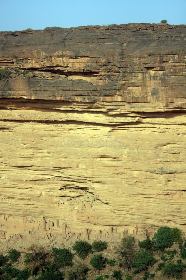 Escarpement de Bandiagara image stock. Image du traditionnel - 10773279