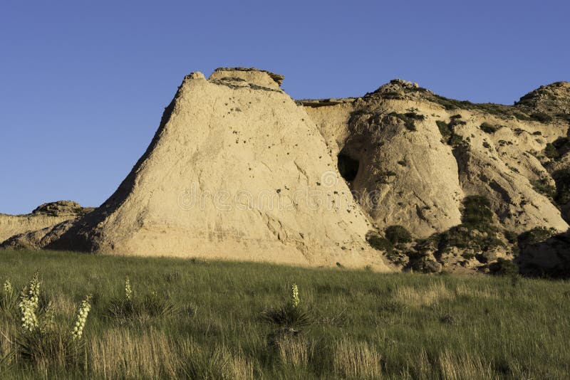 Escarpment on the Pawnee National Grassland Stock Image - Image of ...