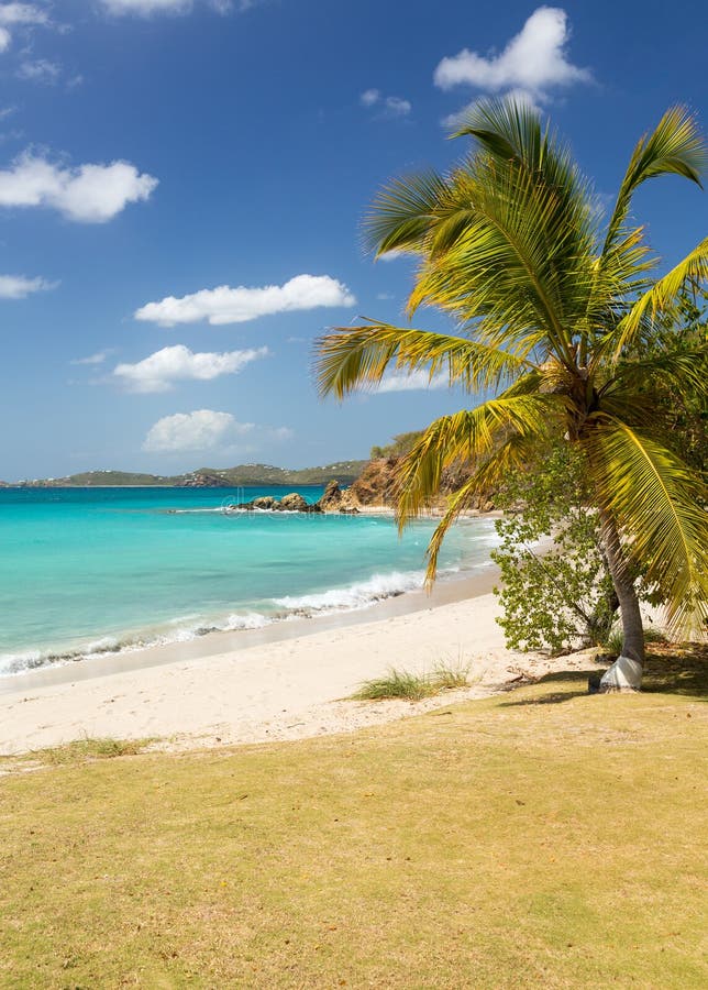 Escena St Thomas USVI De La Playa Foto de archivo - Imagen de ...