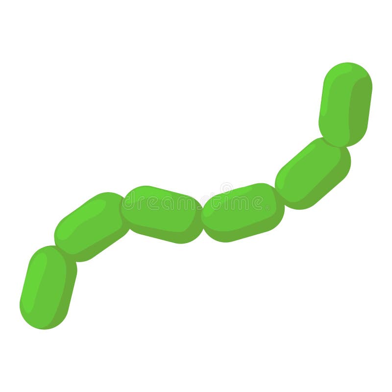 Escherichia Coli Icon, Cartoon Style Stock Vector - Illustration of ...