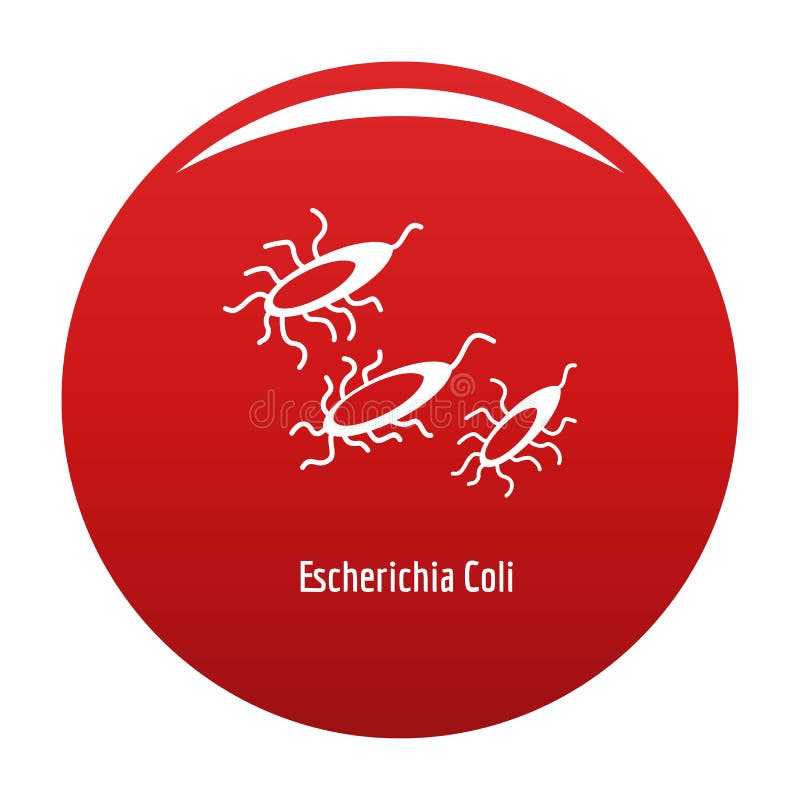 An Icon of E.coli Bacteria Cartoon Design Style with a Sign Board Stock ... An Icon of E.coli Bacteria Cartoon Design Style with a Sign Board Stock ...