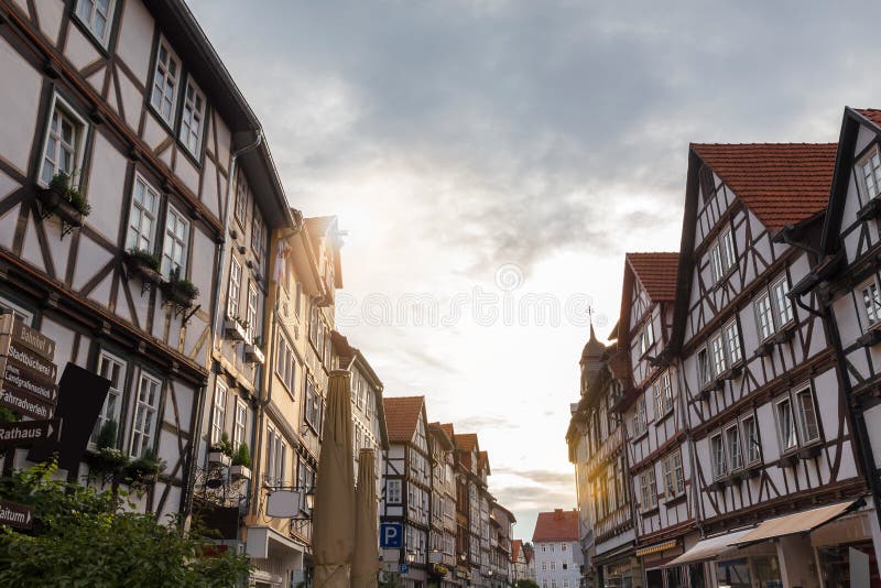 Eschwege Historic City Hesse Germany Stock Photo - Image of summer ...