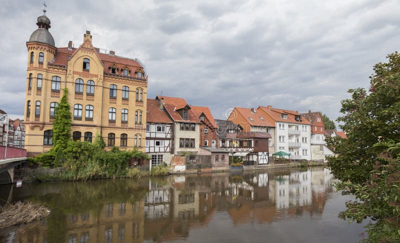 Eschwege Historic City Hesse Germany Stock Image - Image of summer ...