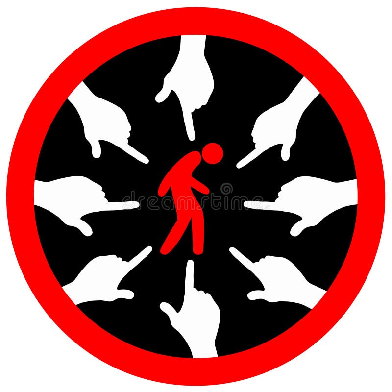 Esclusione sociale illustrazione di stock. Illustrazione di conflitto ...