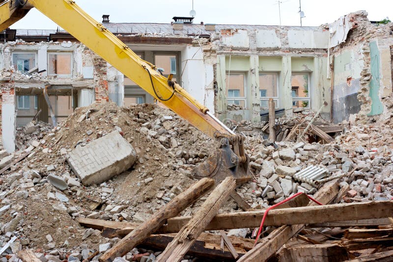 Escombros foto de archivo. Imagen de bloque, exterior - 16647148