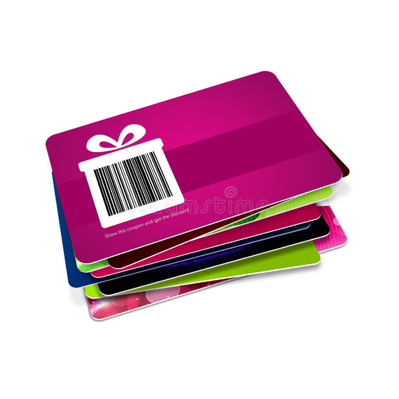Escomptez Les Bons Avec Le Code Barres D'isolement Au-dessus Du Blanc ...