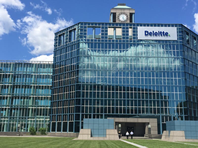 Escritório Em Stamford, Connecticut De Deloitte Foto Editorial - Imagem ...