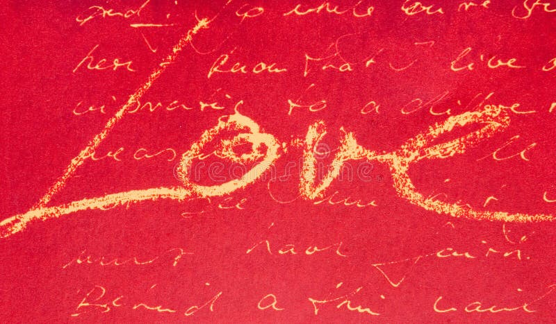 Escrita do amor foto de stock. Imagem de valentinas, escrita - 2780164