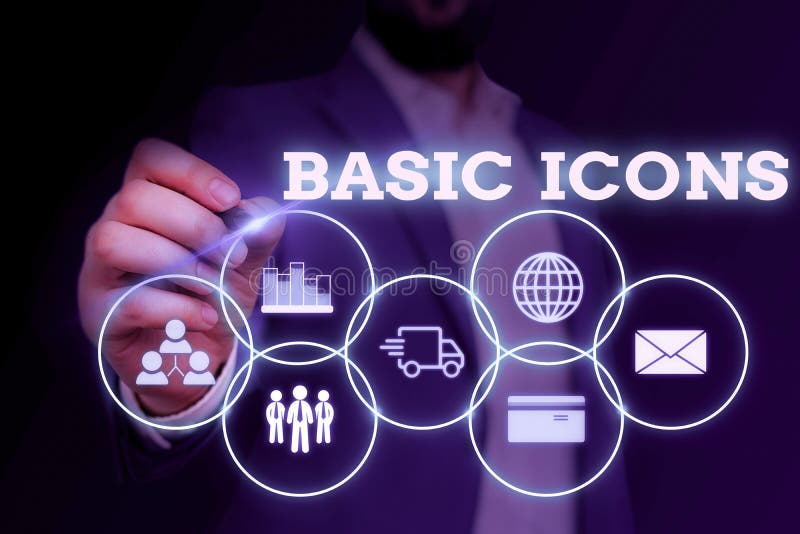 Escritura a Mano De Texto Escritura De Iconos Básicos. Concepto Que ... Escritura a Mano De Texto Escritura De Iconos Básicos. Concepto Que ...