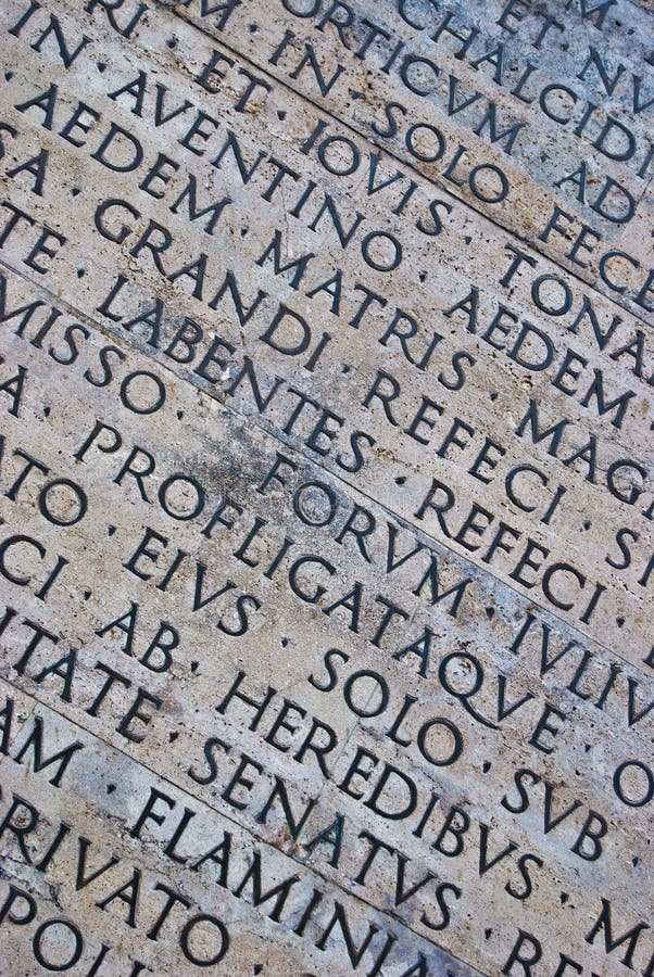 Escritura romana imagen de archivo. Imagen de ahora, roma - 28880971
