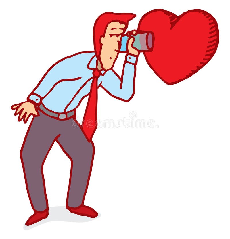 Curando Y Cuidando Un Corazón Quebrado Ilustración del Vector ...