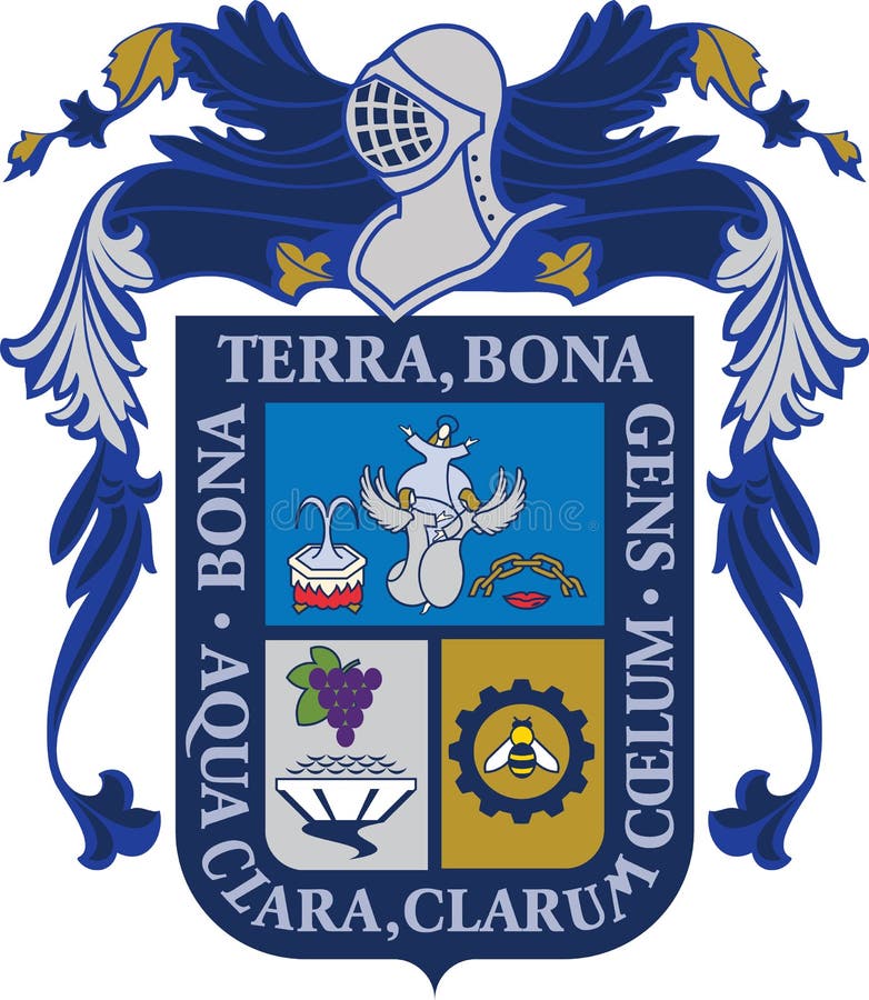 Escudo De Armas Del Estado De Aguascalientes Ilustración del Vector ...