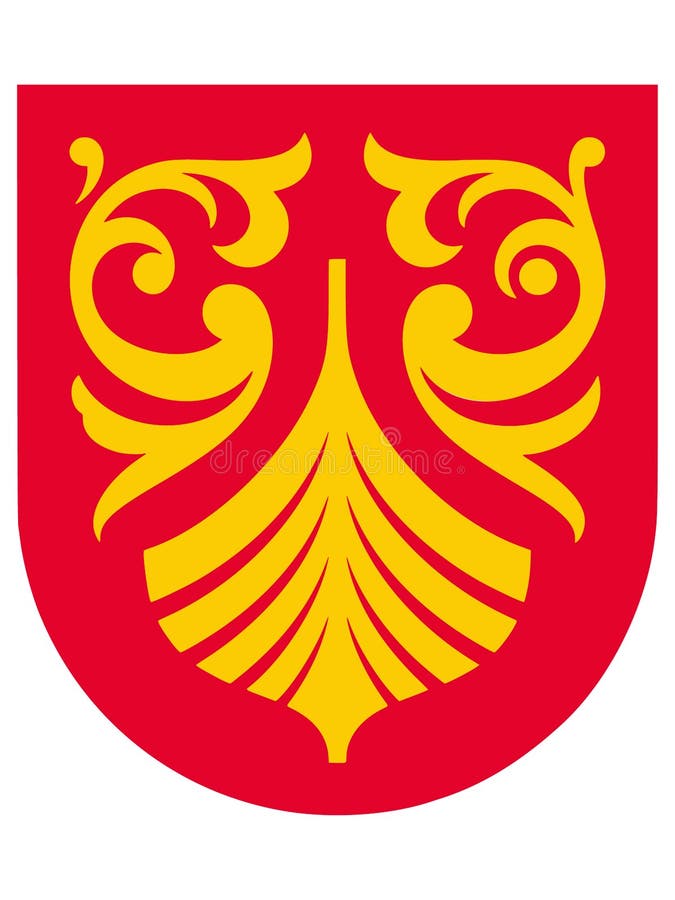Escudo De Brazos De Vestfold Og Telemark Ilustración del Vector ... Escudo De Brazos De Vestfold Og Telemark Ilustración del Vector ...