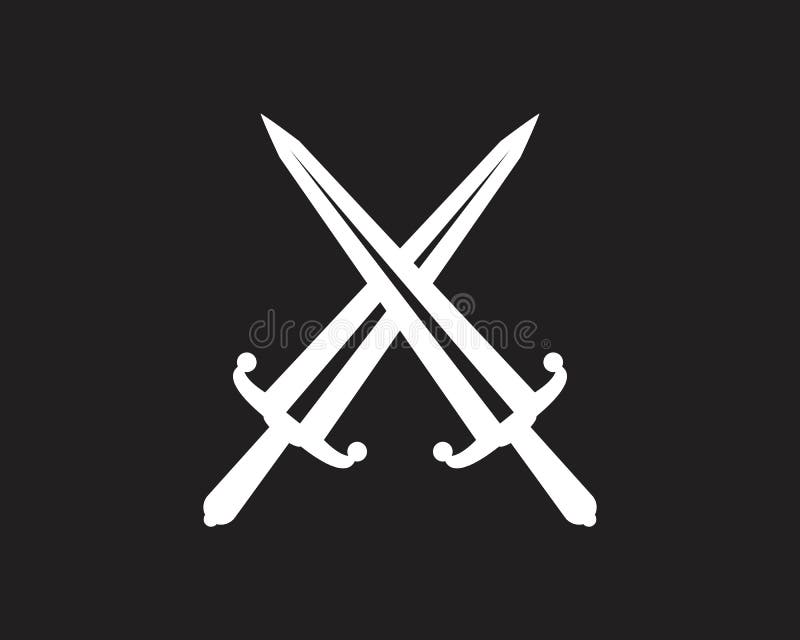 Escudo De Guerra Logo Vector Plantilla Ilustración del Vector ...