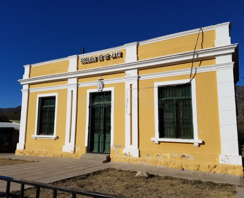 Escuela Rural En La Argentina Imagen de archivo - Imagen de escuela ...