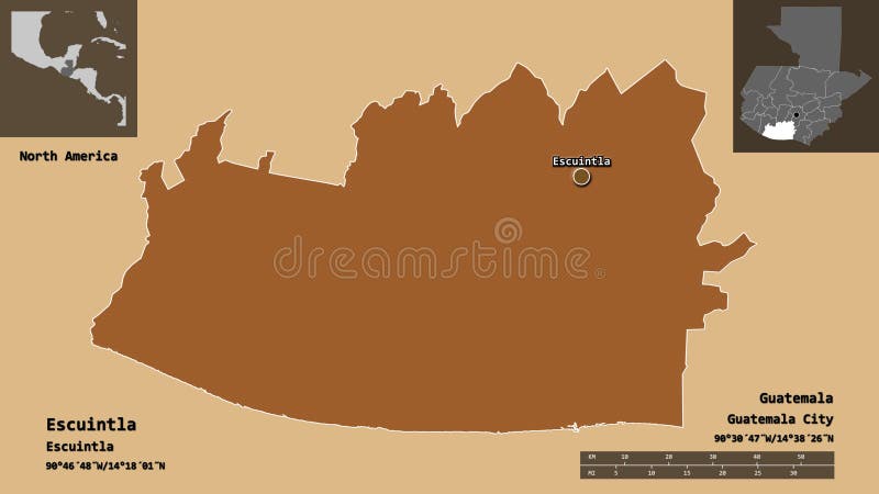 Escuintla Map Stock Illustrations – 92 Escuintla Map Stock ...