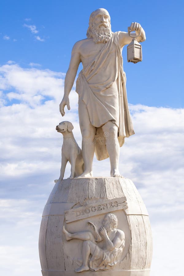 Escultura De Diogenes Del Filósofo Foto de archivo editorial - Imagen ...