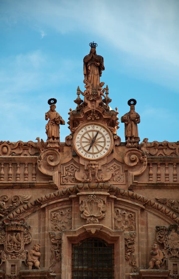 Escultura De Santos Da Catedral De Santa Prisca Foto de Stock - Imagem ...