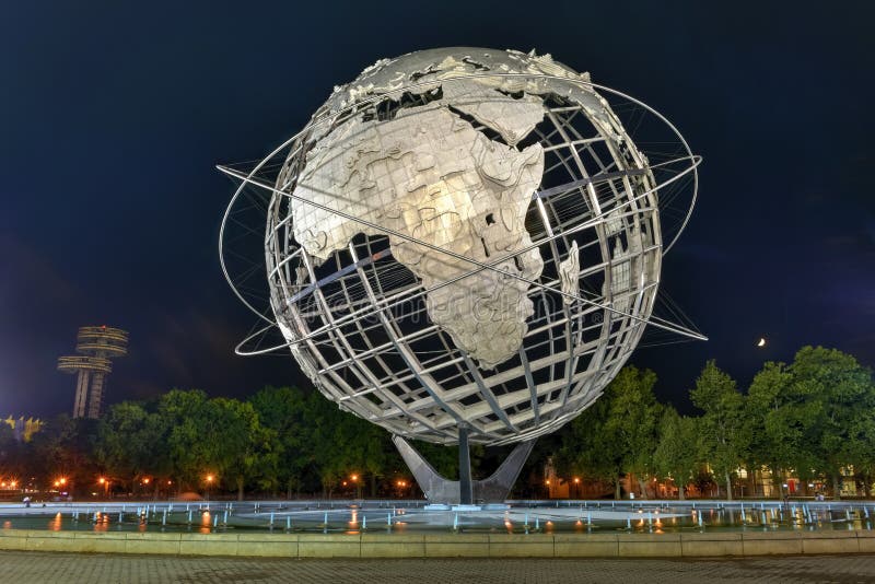 Mundo 1964 De Nueva York S Unisphere Justo En El Parque De Flushing ...