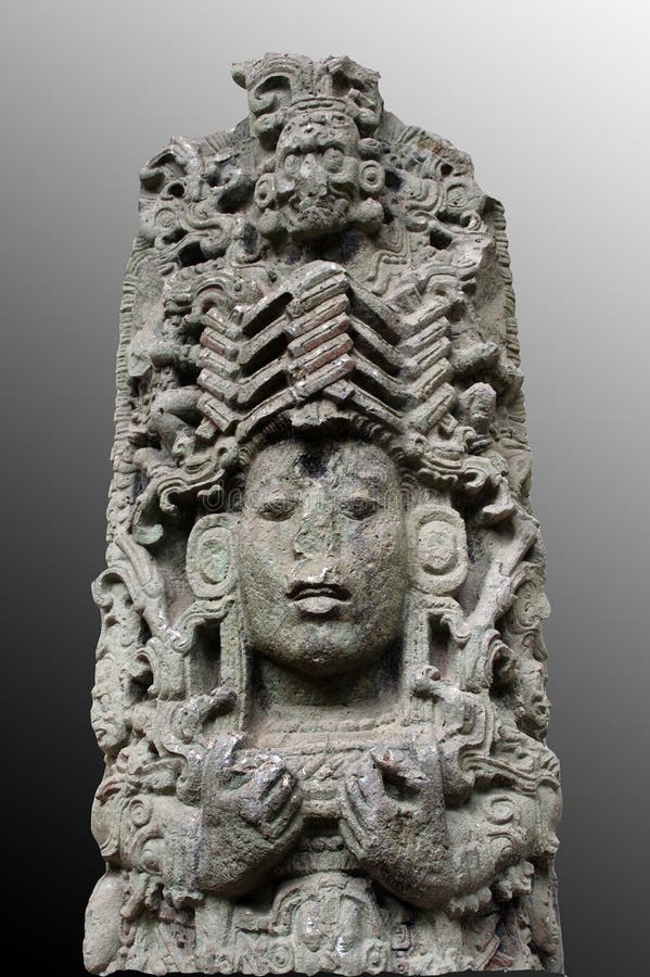 Escultura maya antigua imagen de archivo. Imagen de indio - 7158929