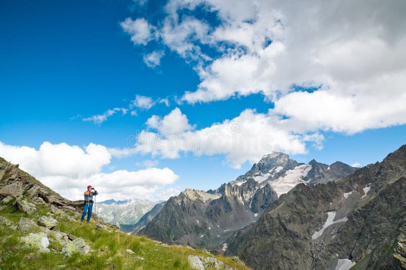 Escursione fotografia stock. Immagine di trekking, estremo - 23128278